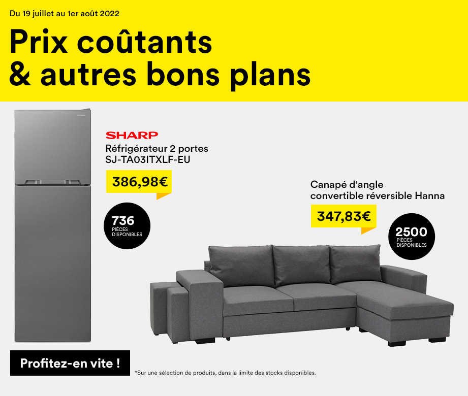 Magasins BUT : achat meubles (canapé, lit, matelas, table, salon et ...