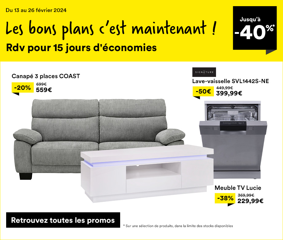 Magasins BUT : achat meubles (canapé, lit, matelas, table, salon et ...