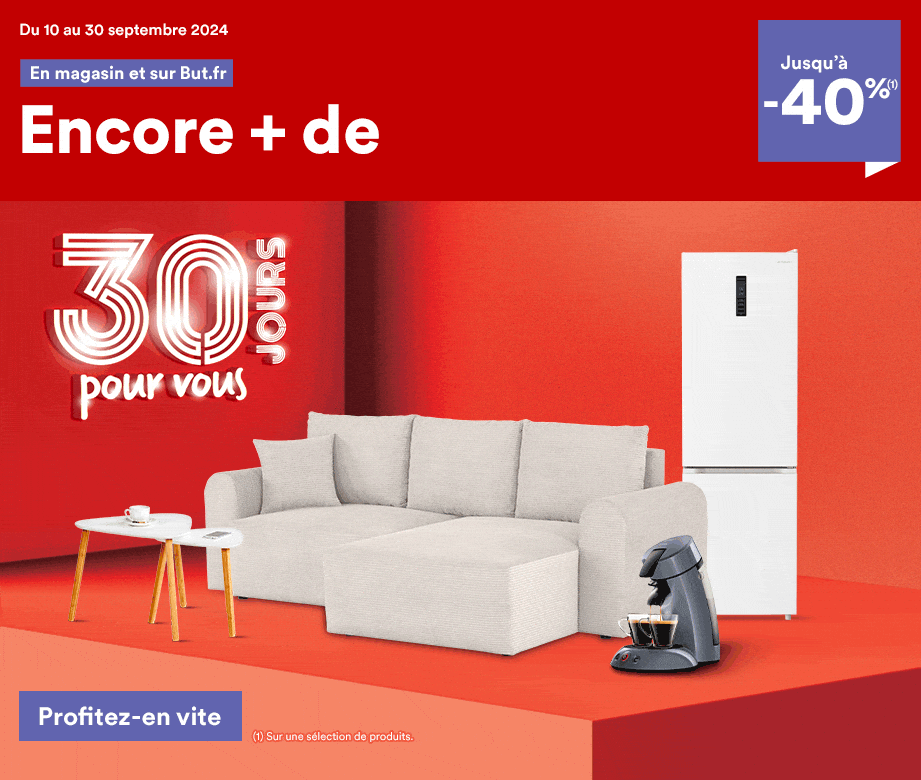 Magasins BUT : achat meubles (canapé, lit, matelas, table, salon et ...