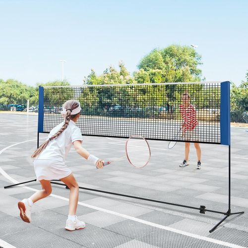Filet De Badminton Portable 3,1m Avec Raquettes, Set De Badminton à ...