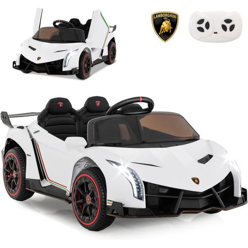 12v Lamborghini Voiture Electrique Enfants Avec Télécommande 2,4g, Charge 30kg Pour 3-8 Ans ...