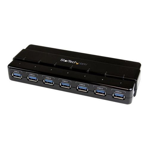 Hub Superspeed Usb 3.0 7 Ports Concentrateur Usb 3.0 Avec Adaptateur D'alimentation ...