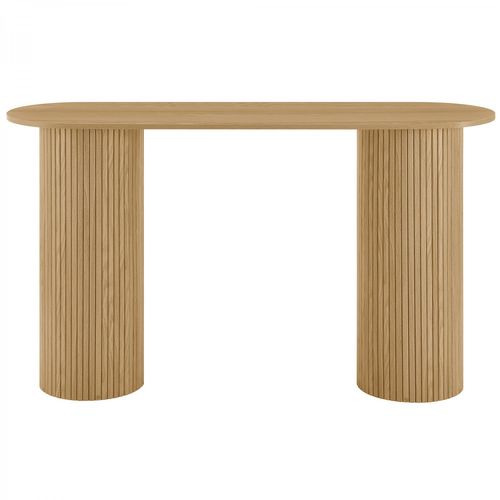 Table Console 140 Cm Callix Uh11174 Mdf Lattes Chêne - Table console BUT