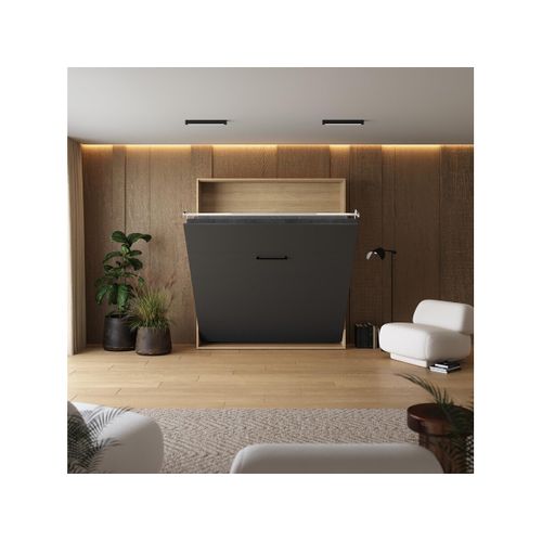 Lit Escamotable 180x200cm Vertical Lit Mural Sup M1 Cadre Rembourré ...