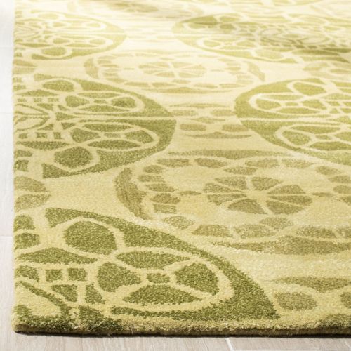 Tapis Wyndham 152 X 244 Cm Médaillon Mali Vert - Tapis salon et chambre BUT