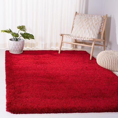 Tapis Milan Shag 155 X 244 Cm Shag Bowery Rouge - Tapis salon et ...