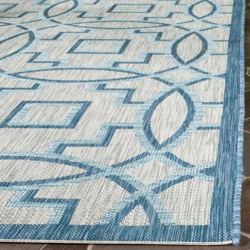 Tapis Cour 122 X 170 Cm Contemporain Jade Bleu - BUT