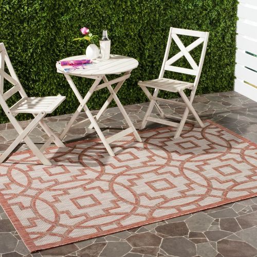 Tapis Cour 160 X 231 Cm Contemporain Jade Rouge - BUT