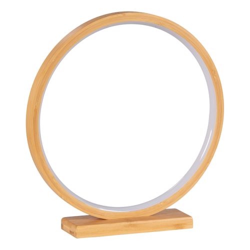 Lampe LED ronde 31,5 cm CIRCLE Naturel - Lampe à poser BUT
