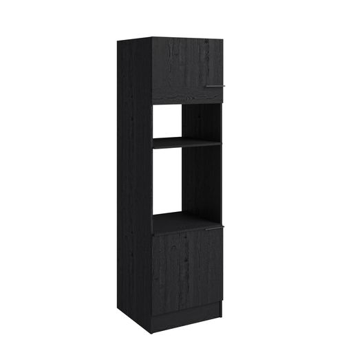 Armoire four ANNA chêne noir - Colonne de cuisine BUT
