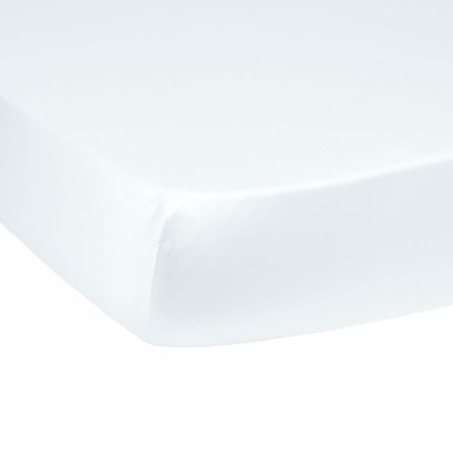 Drap Housse Grand Bonnet Harmonie Satin De Coton Coloris Blanc 200 X ...