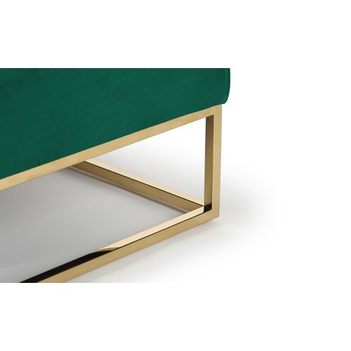 Pouf Carré Hudson Velours Vert - Pouf - Poire BUT