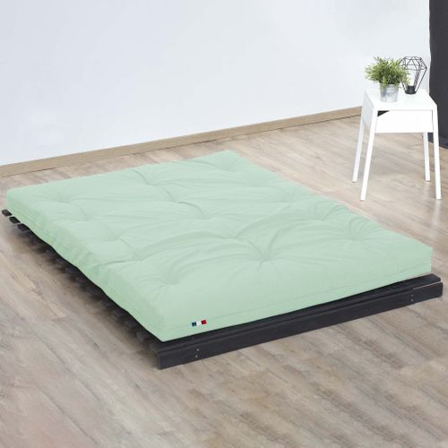 Matelas Futon En Coton Recyclé, Confortable Et Fabriqué En France Vert ...