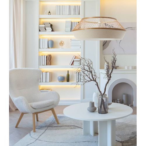 Suspension Avila, Textile, Diam. 58 Cm, - Lustre - Suspension BUT