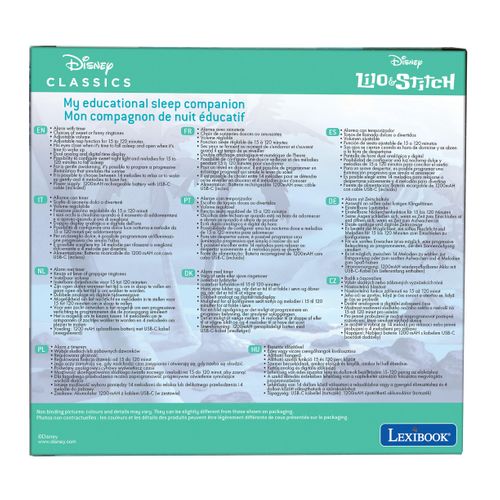 Réveil Mon Compagnon De Nuit Éducatif Stitch - Réveil - Radio réveil BUT