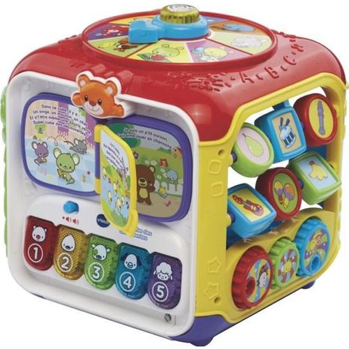 Cube D'éveil Interactif - 5 Faces, 6 Activités, Piano Lumineux (9-36 ...