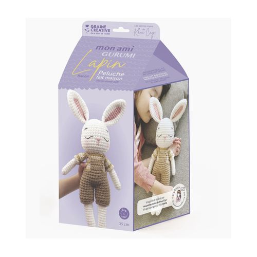 Kit De Crochet Amigurumi Mon Ami Lapin - Créez Des Doudous Uniques - Couture - Mercerie creative BUT