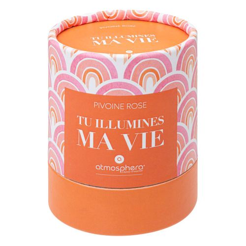 Bougie Parfumée "jomy" 200g Pivoine Rose - Bougie BUT
