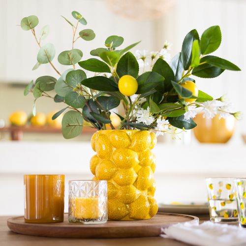 Bouquet De Citron Artificiel "gilda" H64cm - Fleur - Plante ...