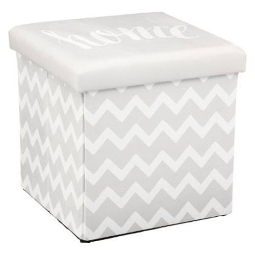 Pouf Pliable "hello Home" 38cm Gris - Pouf - Poire BUT