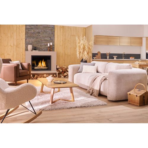 Table Basse Rectangulaire Scandinave Bois Clair L150 Cm Juke - Table ...