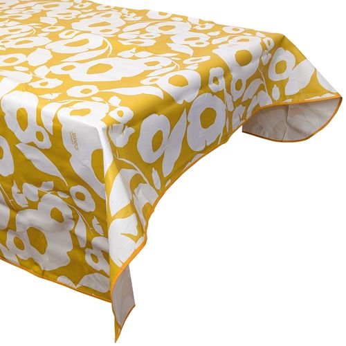 Nappe Rectangle 160x130cm Antitaches Collection Grandir Jaune - Nappe BUT