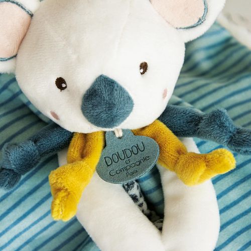 Doudou Plat Koala 25 Cm Collection Yoca Le Koala Bleu - BUT