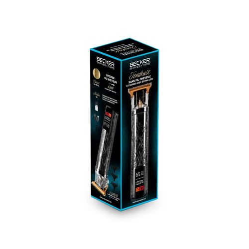 Tondeuse Sans Fil Ecran LED Phoenix Black Becker - Toute l'offre soin ...