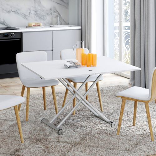 Table Basse Extensible Relevable En Table à Manger Rectangulaire Urbana ...