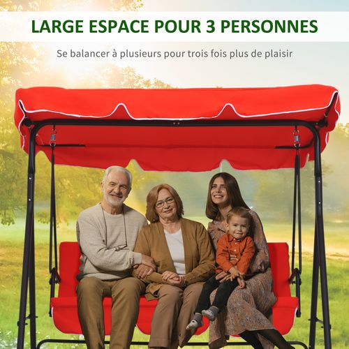 Balancelle De Jardin 3 Places - Balancelle BUT