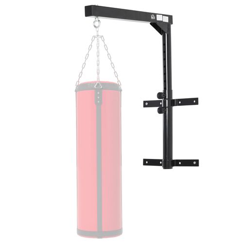 Support Sac De Boxe Fixation Sac De Frappe Hauteur Réglable Acier Noir ...