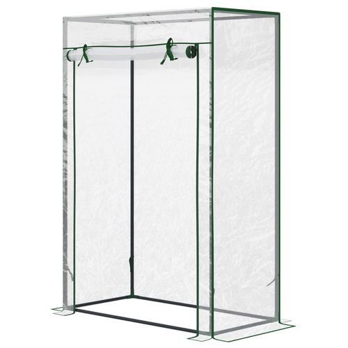 Serre De Jardin à Tomates Acier Thermolaqué Vert Pvc Transparent ...