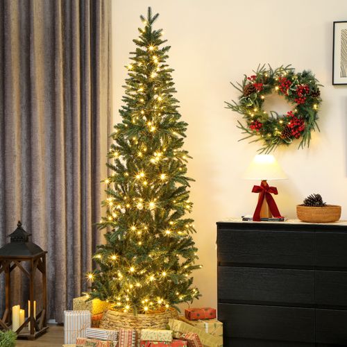 Sapin De Noël Artificiel LED X 300 Blanc Chaud H.210 Cm Vert - BUT