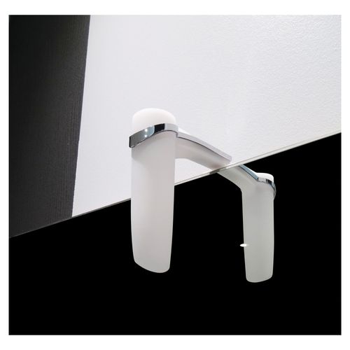 Applique LED De Salle De Bain Mary - 115mm - Abs Chromé Et ...