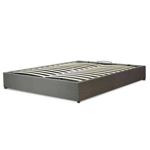 Lit Coffre 90x190 Cm Hercule - Grand Espace De Stockage - Large ...
