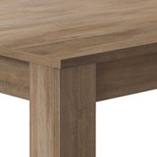 Table Basse Rectangulaire Plateau Et Pieds Aspect Chêne Mercure ...