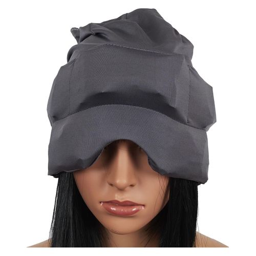 Bonnet Effet Froid Pour Tête Et Yeux Tissu Gris Anthracite - Liggiu ...