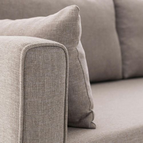 Canapé D'angle Cappuccino - 275 Cm, Côté Droit Split - Canapé BUT