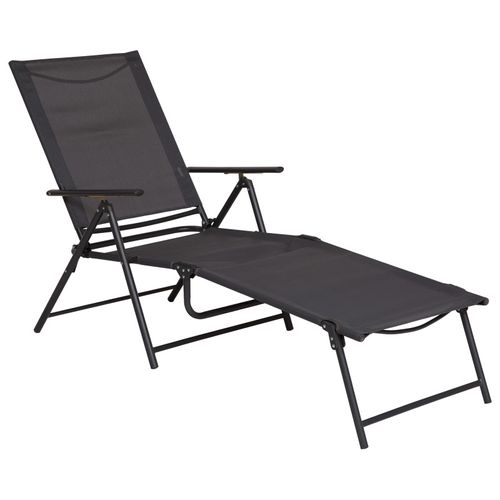 Transat Pliable Kenny Noir - Chaise longue - Transat BUT
