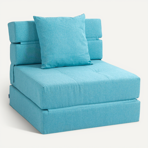 Fauteuil Chauffeuse Inclinable Eloise Bleu Turquoise - Chauffeuse BUT