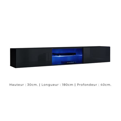 Ensemble Meubles De Salon Style Industriel Switch M4. Coloris Noir ...
