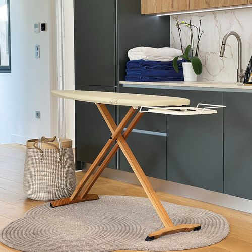 Table à Repasser Taiga Beige Bois 130x47cm - Table à repasser BUT
