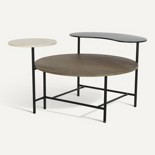 Table Basse Élégance Marbre Et Métal Pour Salon Chic Table Basse But