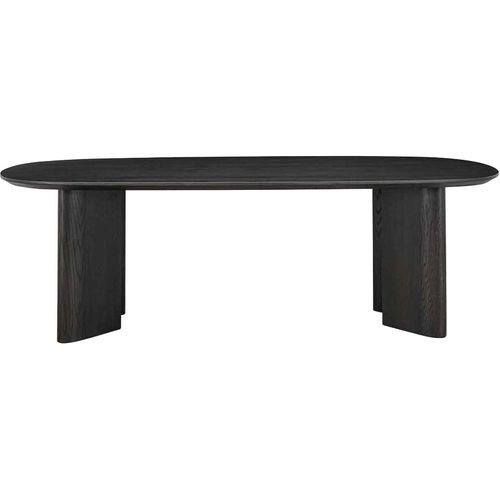 Table à Manger Élégante En Chêne Sombre - Table BUT