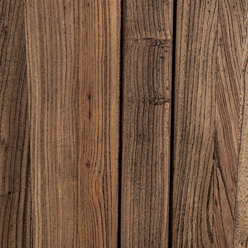 Buffet Contemporain En Bois D'orme Finition Marbrée Marron - Buffet BUT