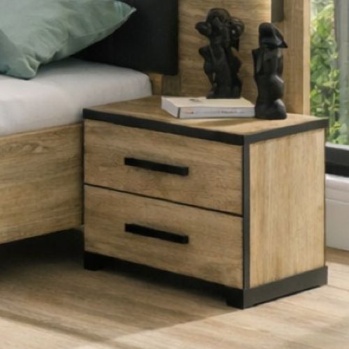 Chevet En Bois Style Industriel Pierre - BUT