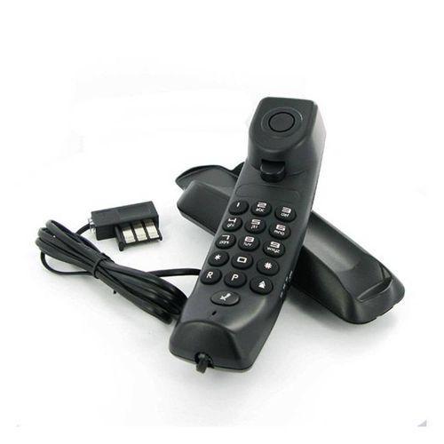 Téléphone Filaire Monobloc Fixation Murale Noir - Temporis 10 Pro - Téléphone fixe BUT