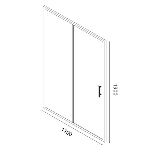Porte Coulissante 110 Cm