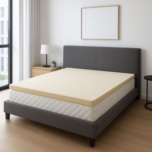 Surmatelas 180x200 Mousse à Mémoire De Forme 55kg/m3 5 Cm Déhoussable ...
