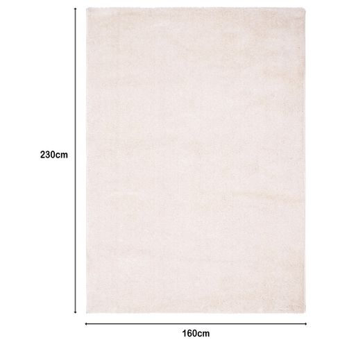 Tapis 160x230 cm LUZ Blanc - Tapis salon et chambre BUT